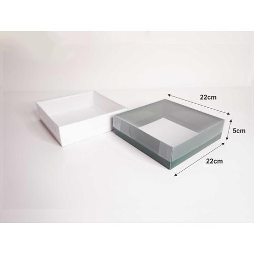 Jual Box Pudding Kotak Kue Cake Tutup Mika Transparan Dus Ukuran ...