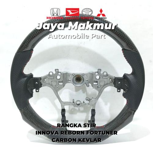 Jual Rangka Lingkar Stir Setir Innova Reborn Fortuner Carbon Kevlar ...