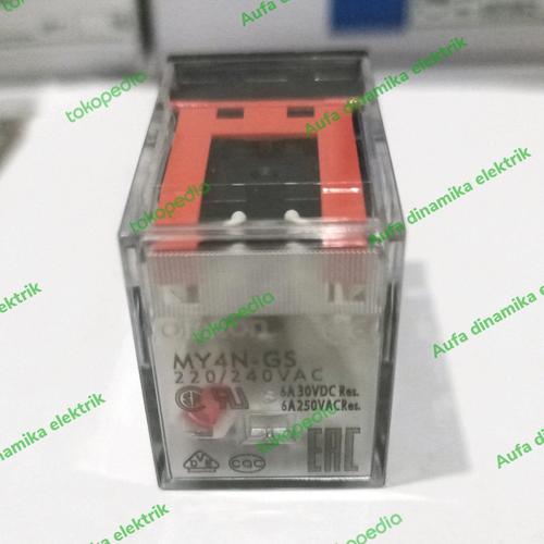 Jual MY4N-GS 220-240Vac Relay Omron MY4N 220vac - Kab. Bogor - Aufa ...