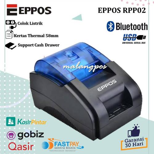 Promo MINI THERMAL PRINTER BLUETOOTH EPPOS EP-RPP02 58 MM SUPPORT MOKA ...