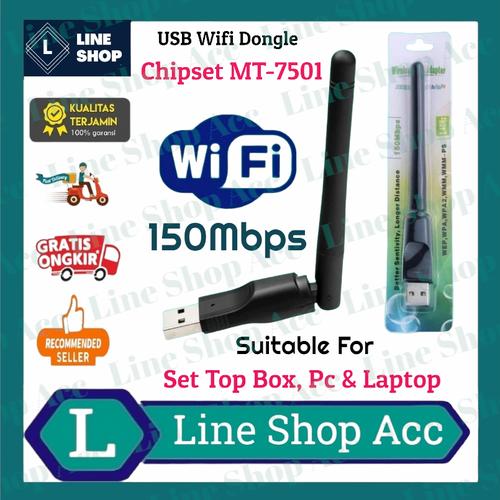 Jual Usb Wifi Antena For STB (MT-7601) For Set Top Box - USB Wireless - Jakarta Pusat - Line ...