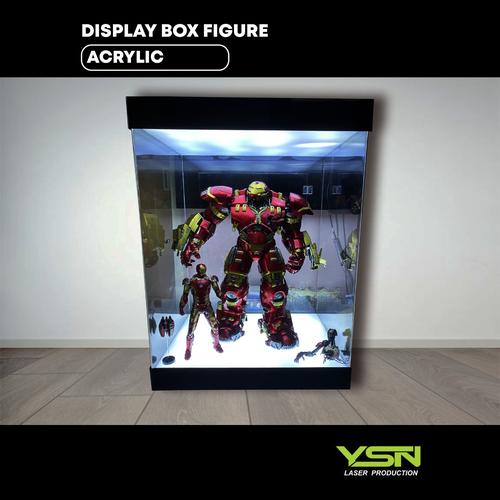 Jual Display Box Acrylic Figure Ukuran 70x60x44 cm I Display Box Figure ...