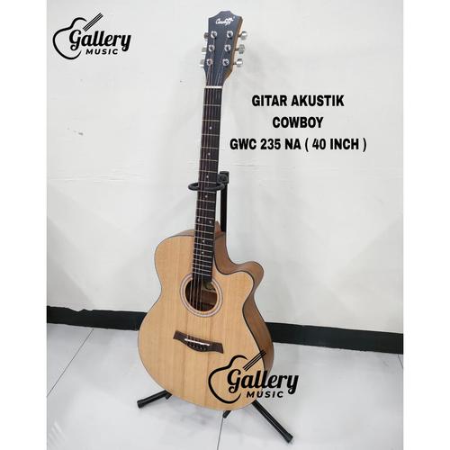 Promo Gitar akustik cowboy GWC 235 NA NS gitar cowboy 40inch ORIGINAL ...