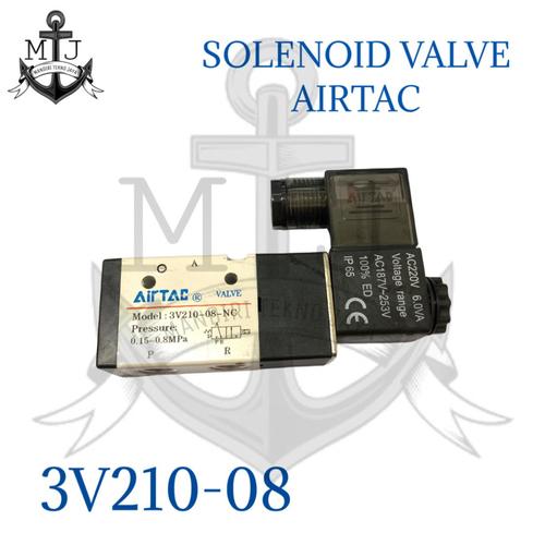 Jual Solenoid Valve 3v210 08 Airtac 220v ac/ 24v dc/ 110 - AC220 ...