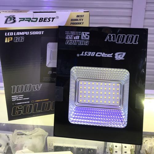Jual LAMPU SOROT PROBEST GOLDEN SERIES 100 WATT BODY KECIL SNI - Putih ...
