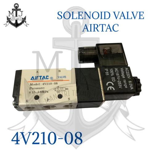 Jual Solenoid valve 4v210 08 Airtac 220v ac / 24 v dc - DC24 - Jakarta Barat - Mandiri Tekno ...