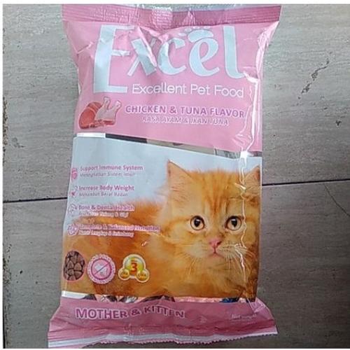 Jual Makanan kucing EXCEL Chicken & Tuna (ikan) Cat food 500 gram ...