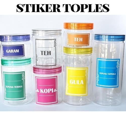 Jual STIKER BUMBU STIKER TOPLES BISA REQUEST TULISAN TEH GULA BAWANG ...