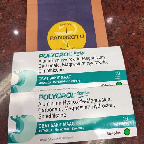 Jual Polycrol Forte 1 Strip 10 Tablet / Policrol Polykrol Polikrol ...
