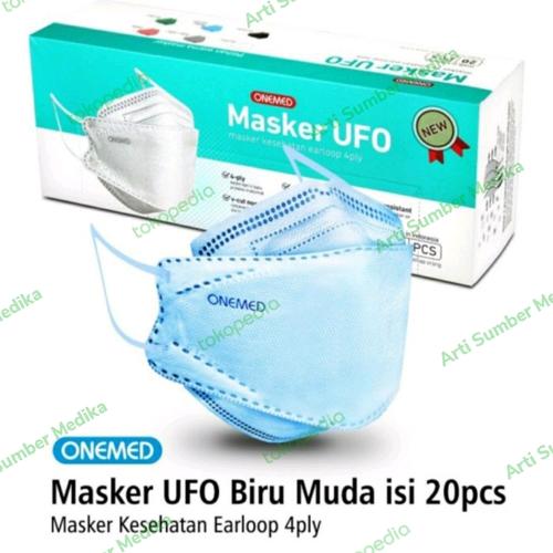 Promo Masker KF94 UFO OneMed Biru Box isi 20pc - Abu-abu - Kota Malang ...