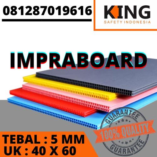 Jual ImpraBoard infraboard Lembaran Corrugated Board 5mm 40 x 60cm ...