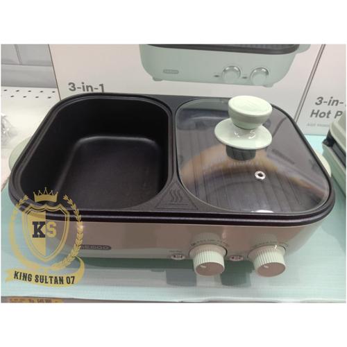 Jual Memoo 1.5 Ltr Multi Cooker 3 In 1 / 3IN1 HOTPOT GRILL FRYER ...