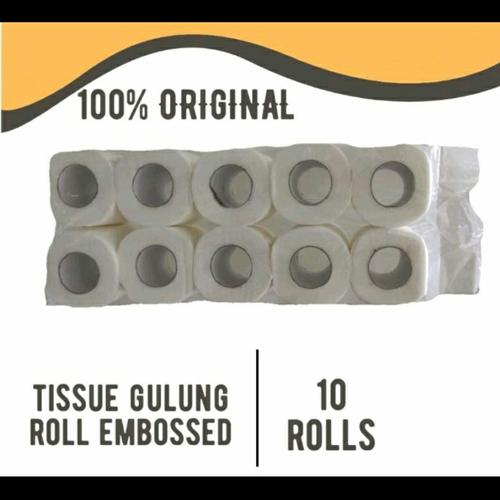 Jual Tissue Roll Toilet Tulip isi 10 roll ada karton tengah bahan ...