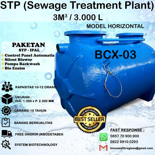 Jual STP BIOTECH 3m3 / IPAL BIOFIL 3M3 / IPAL BIOFILTER 3.000 LITER ...