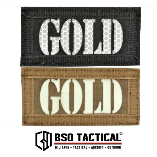 Promo GOLD Tactical Signal Skills Patch Laser Cutting Reflective - Kota ...