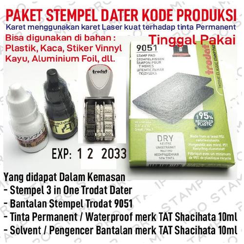 Jual Paket Stempel Kode Produksi - 4mm - Kab. Bekasi - PRO STAMP ...