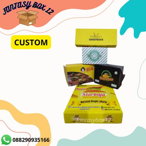 Jual Custom Box Percetakan packing makanan/ box take away/Inner box,dll ...
