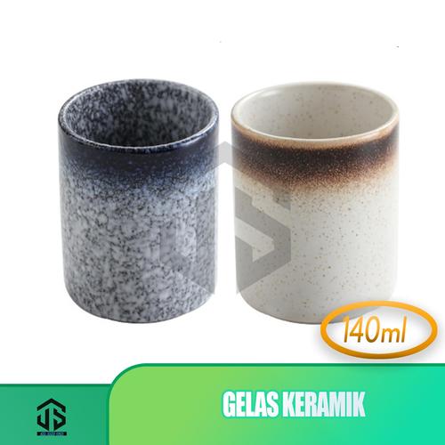 Jual MUG GELAS KERAMIK TEH OCHA JAPANESE STYLE CERAMIC - Hitam ...