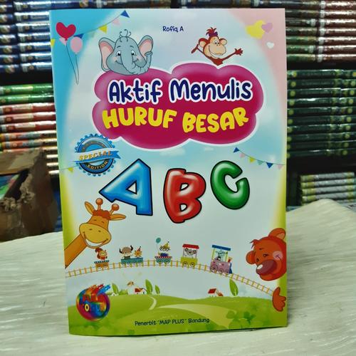 Jual BUKU ANAK AKTIF MENULIS HURUF BESAR, MAP PLUS - Kota Bandung ...