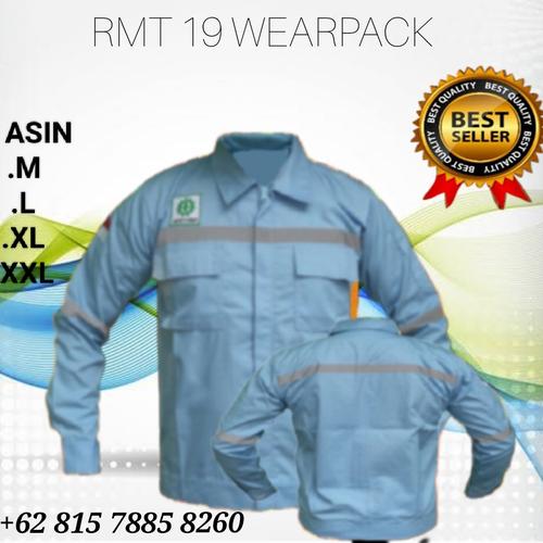 Jual Baju kemeja safety K3 wearpak Lengan panjang warna Telor asin ...