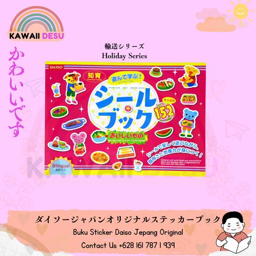 Jual Daiso Holiday Series Book Foods Sticker Japan Original - Jakarta ...