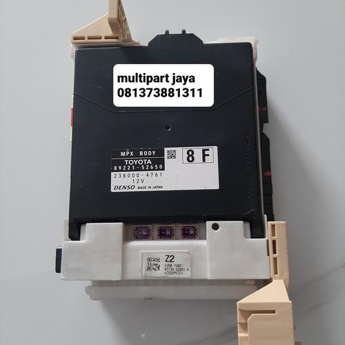 Jual COMPUTER,MULTIPLEX NETWORK BODY 89221-52650 TOYOTA SIENTA TIPE V ...