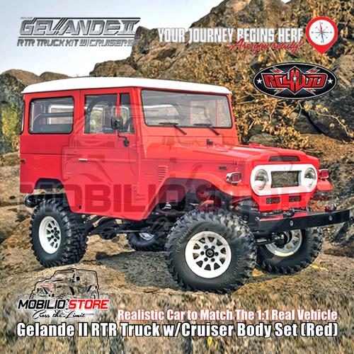 Jual RC4WD Gelande II RTR Truck Cruiser Body Set Red RC Crawler FJ40 ...