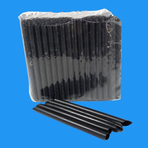 Jual SEDOTAN BUBBLE HITAM / PIPET BOBA HITAM / STRAW BUBBLE 12mm x 21cm ...
