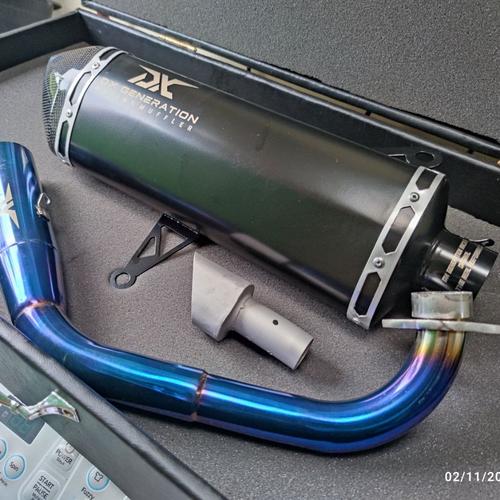 Jual knalpot dx generation A1R black full sistem xmax - Kab ...
