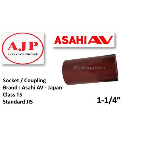 Jual COUPLING / SOCKET HT-PVC JIS - ASAHI ( JAPAN ) - 1 1/4 INCH ...