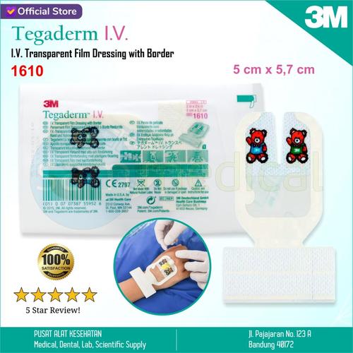 Jual 3M Tegaderm 1610 Plester Infus Anak Tahan Air Transparant IV Film ...
