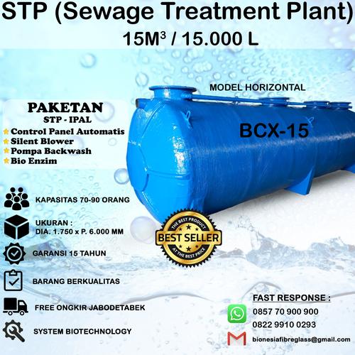 Jual STP BIOTECH 15m3 / IPAL BIOFIL 15M3 / IPAL BIOFILTER 15.000 LITER ...