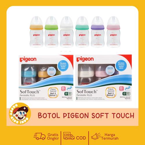 Jual Pigeon Botol Susu SofTouch Peristaltic Plus Wide Neck 240ml - CEWEK - Jakarta Utara - Happy ...