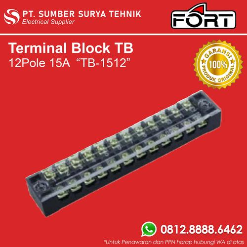 Jual Terminal block TB-1512 12P 15A FORT - Jakarta Pusat - Toko Sumber Surya | Tokopedia