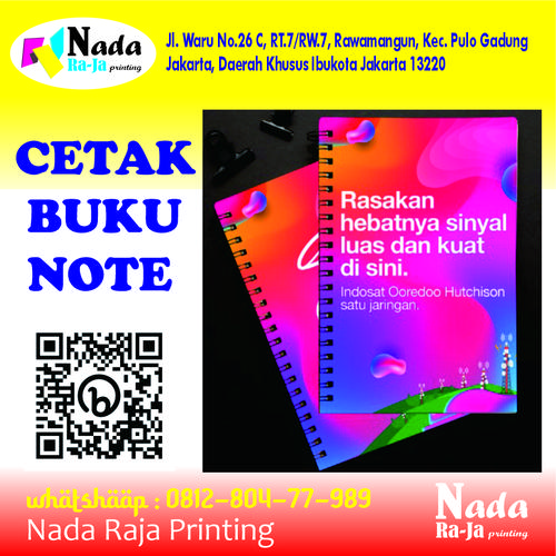 Jual Cetak Buku Notes - Jakarta Timur - Nada Raja Printing | Tokopedia