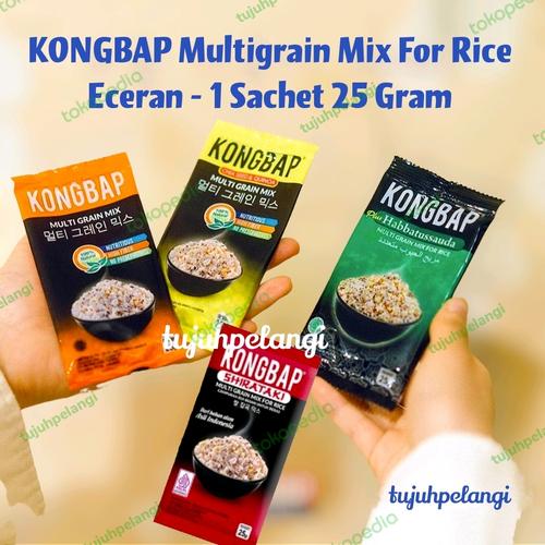 Jual KONGBAP Multigrain Mix Ecer 1 Sachet 25 Gram Kong Bap - Chiaseed ...