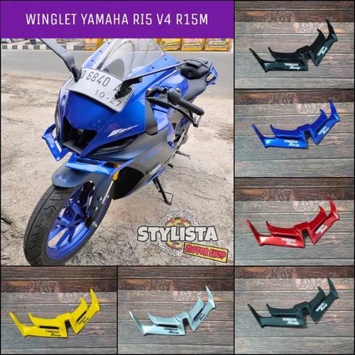 Jual WINGLET R15 V4 2022 WINGLET YAMAHA R15 V4 R15M - HITAM GLOSSY ...