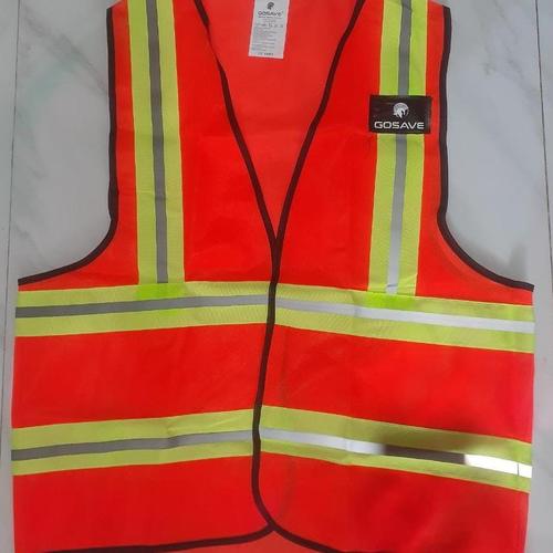 Jual Rompi Kombinasi Orange/Rompi Safety/APD/Rompi Proyek Orange GOSAVE ...