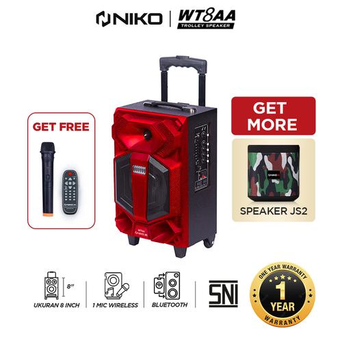 Promo Trolley Speaker Niko WT8 [8 inchi] - 8AC Cicil 0% 3x - Jakarta ...