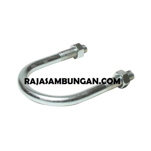 Jual Baut U 1/4 x 3/4 inch Galvanis Klem Pengencang Pipa Paralon Plus 2 ...