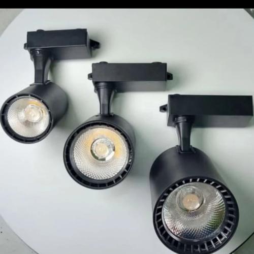 Jual lampu led spot sorot track trak rel 10 20 30 w tembak lukisan pameran - SAMBUNGAN REL, BODY ...