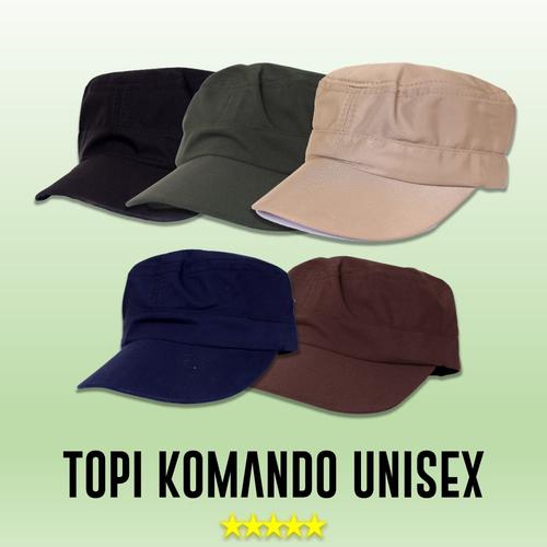 Promo Topi Komando Polos Terbaru TOP 18 - Coklat Tua - Jakarta Barat ...