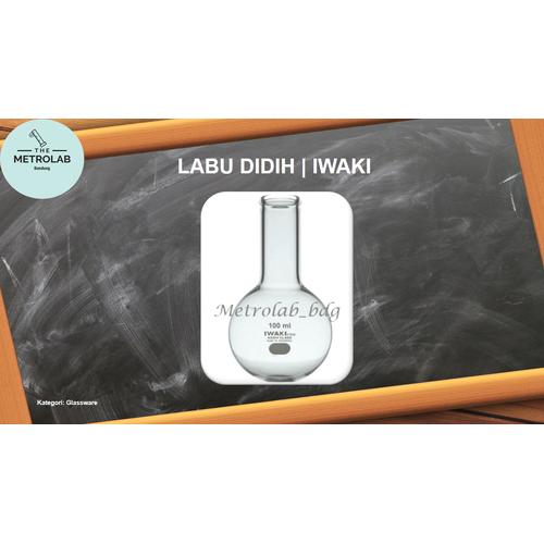 Jual Labu Didih |Boiling Flask |Dasar Rata | Iwaki | 100 ml -200 ml ...