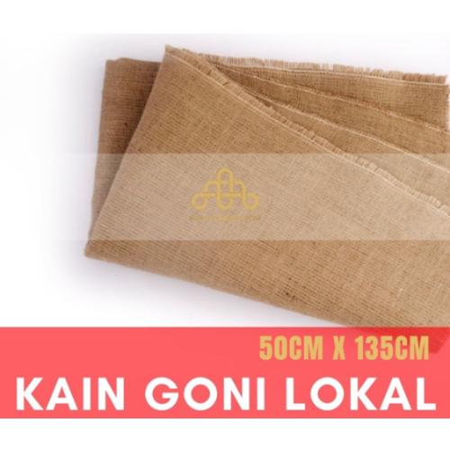 Jual GONI LOKAL PREMIUM 50x135 CM Non Laminated - Kain Rami Bahan Craft ...