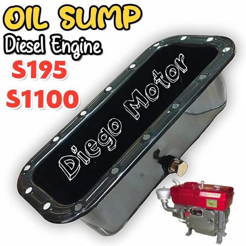 Jual S195 S1100 Oil Sump Bak Karter Oli Mesin Diesel Dongfeng 12PK 16PK ...