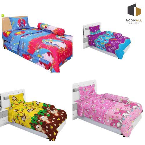 Promo Sprei Internal Motif Anak Ukuran 120x200 Single Tinggi 20 Fitted ...