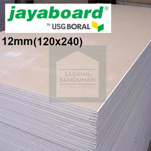 Jual Gypsum Jayaboard 12mm / Gypsum Board Jayaboard 12mm / ukuran ...