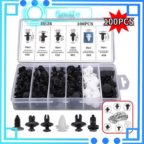 Jual Clip Trim Kit Mobil Push Pin-Rivet-Bumper Pintu Panel Retainer ...