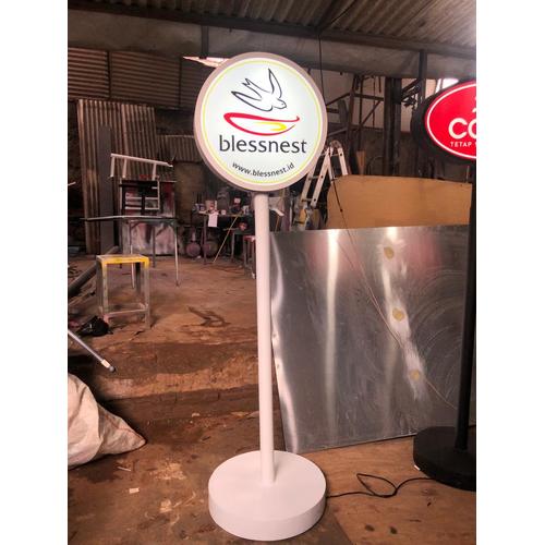 Jual Standing Neon box Portable bulat Diameter 50cm - Jakarta Barat ...