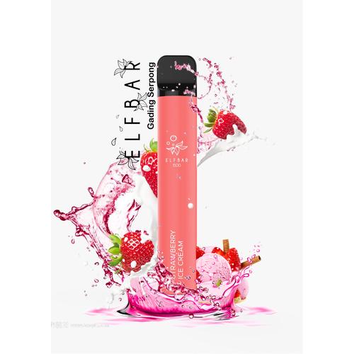 Jual ELFBAR 1500 Strawberry Ice Cream Disposable Pod - Kab. Tangerang ...